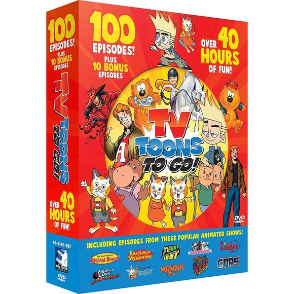 Mill Creek Entertainment | Media | Tv Toons To Go 0 Cartoon Collection ...